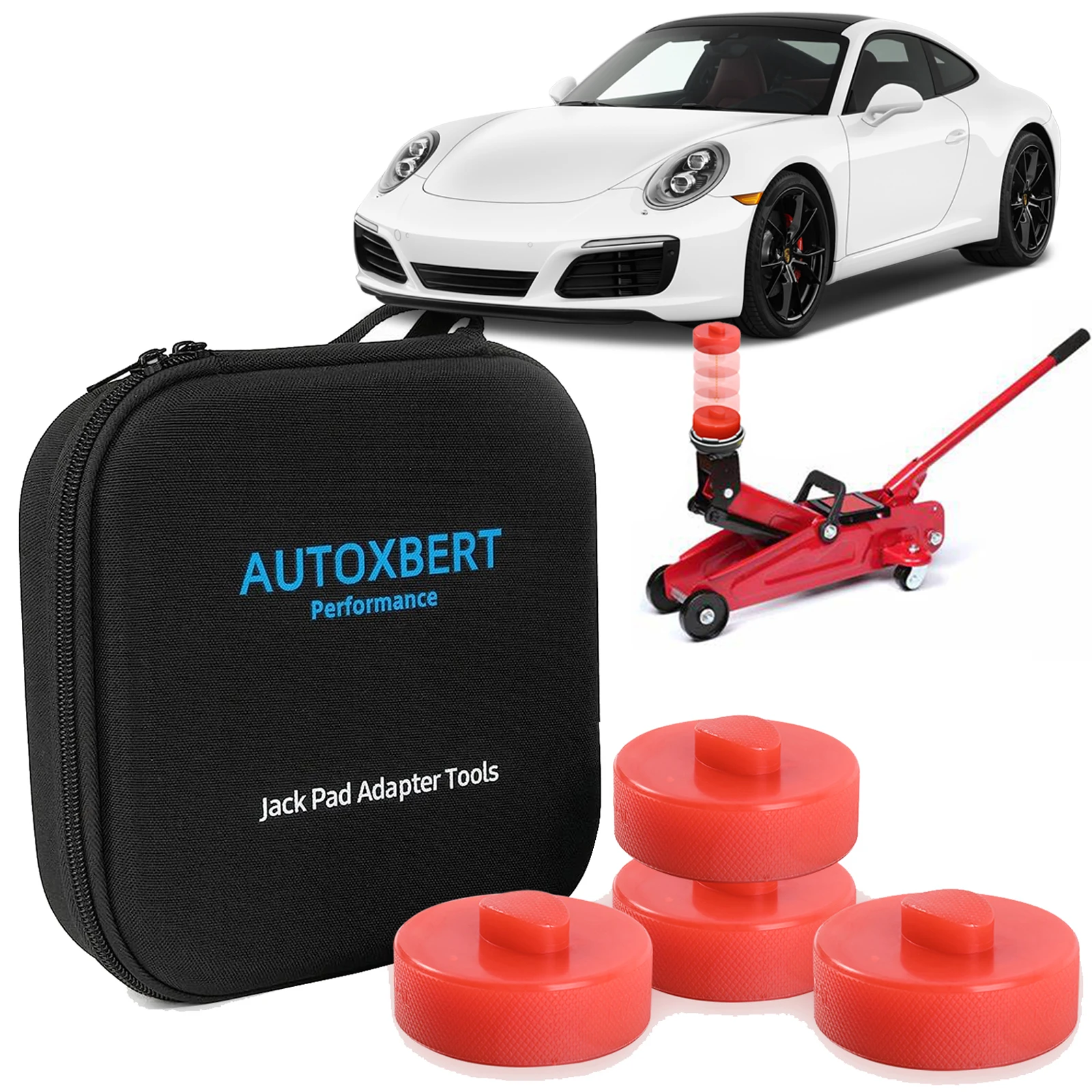 4x-Car-Jack-Pad-Anti-Slip-Adapter-Support-Jacking-Points-Block-Storage ...