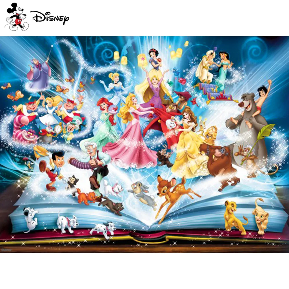 Disney-5D-Cartoon-Diamond-Painting-Snow-White-Belle-Full-Round-DIY ...