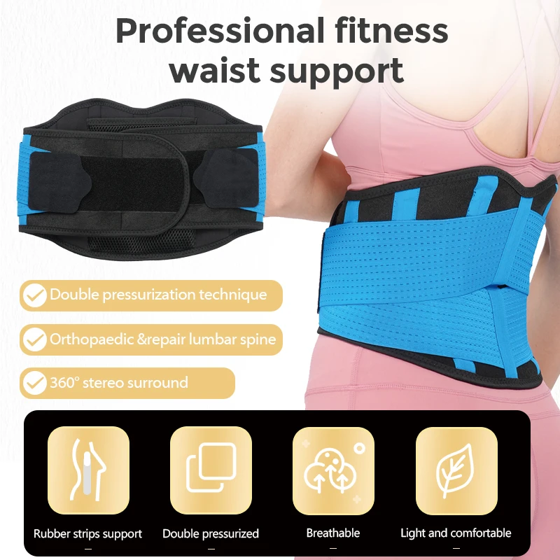 Lower-Back-Brace-Lumbar-Support-Belt-Back-Compression-Pain-Relief ...