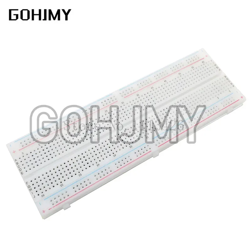 Breadboard 830 Point Solderless PCB Bread Board MB-102 MB102 Test ...
