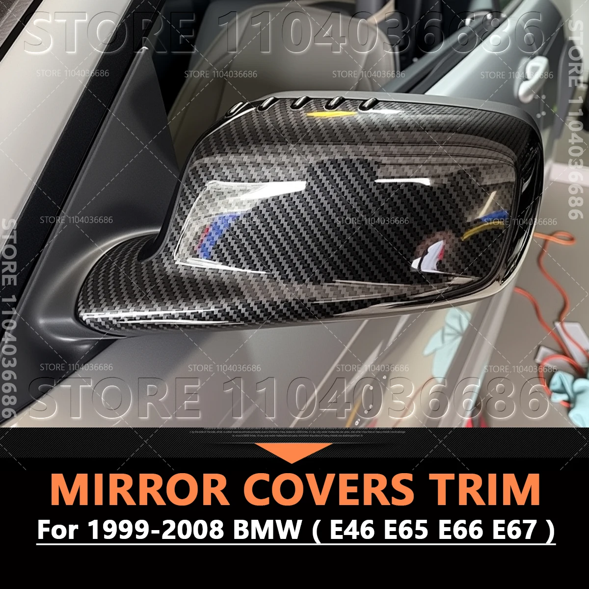 Para 1999-2008 BMW E65 E66 E67 E46 Coupe E46 Cabrio 1 par de cubiertas ...