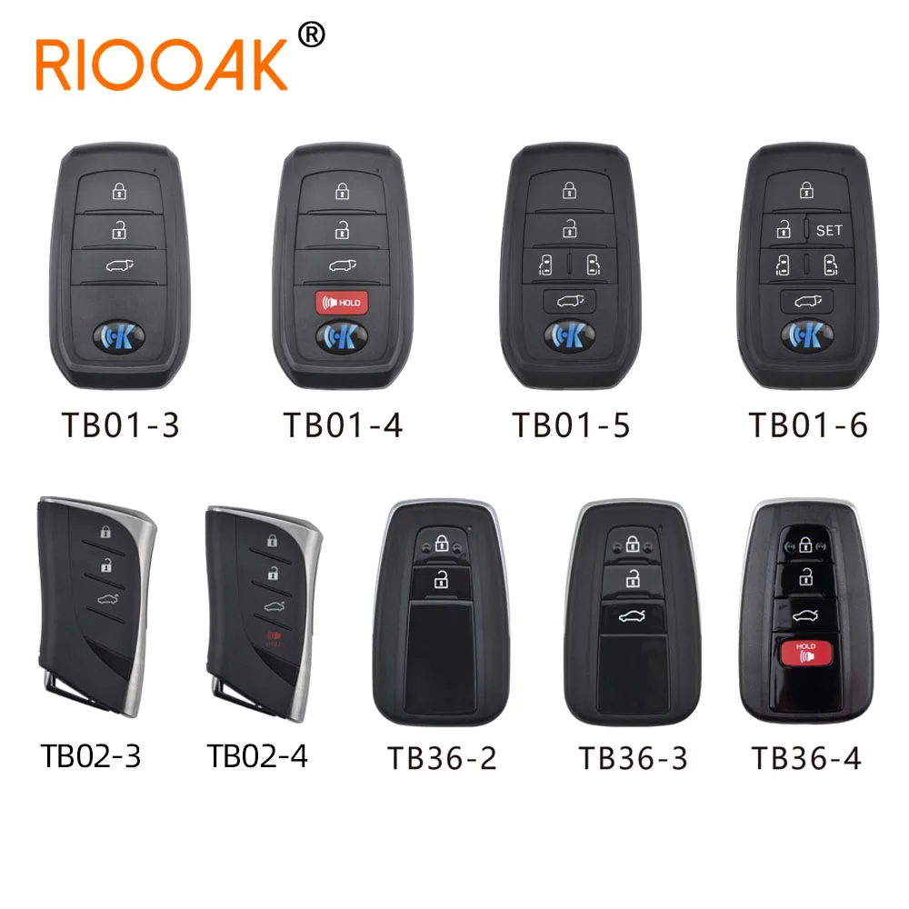 KEYDIY KD 8A TB Smart Key Remote TB01 TB02 TB36 for Toyota Corolla RAV4 ...