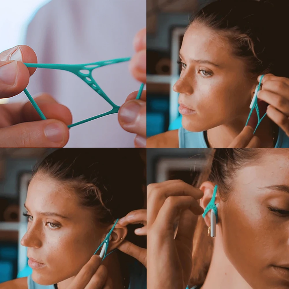 1 Pair Bluetooth Compatible Wireless Earphone Holders Anti-Drop Silicone Earbuds Anti Lost Ear ...