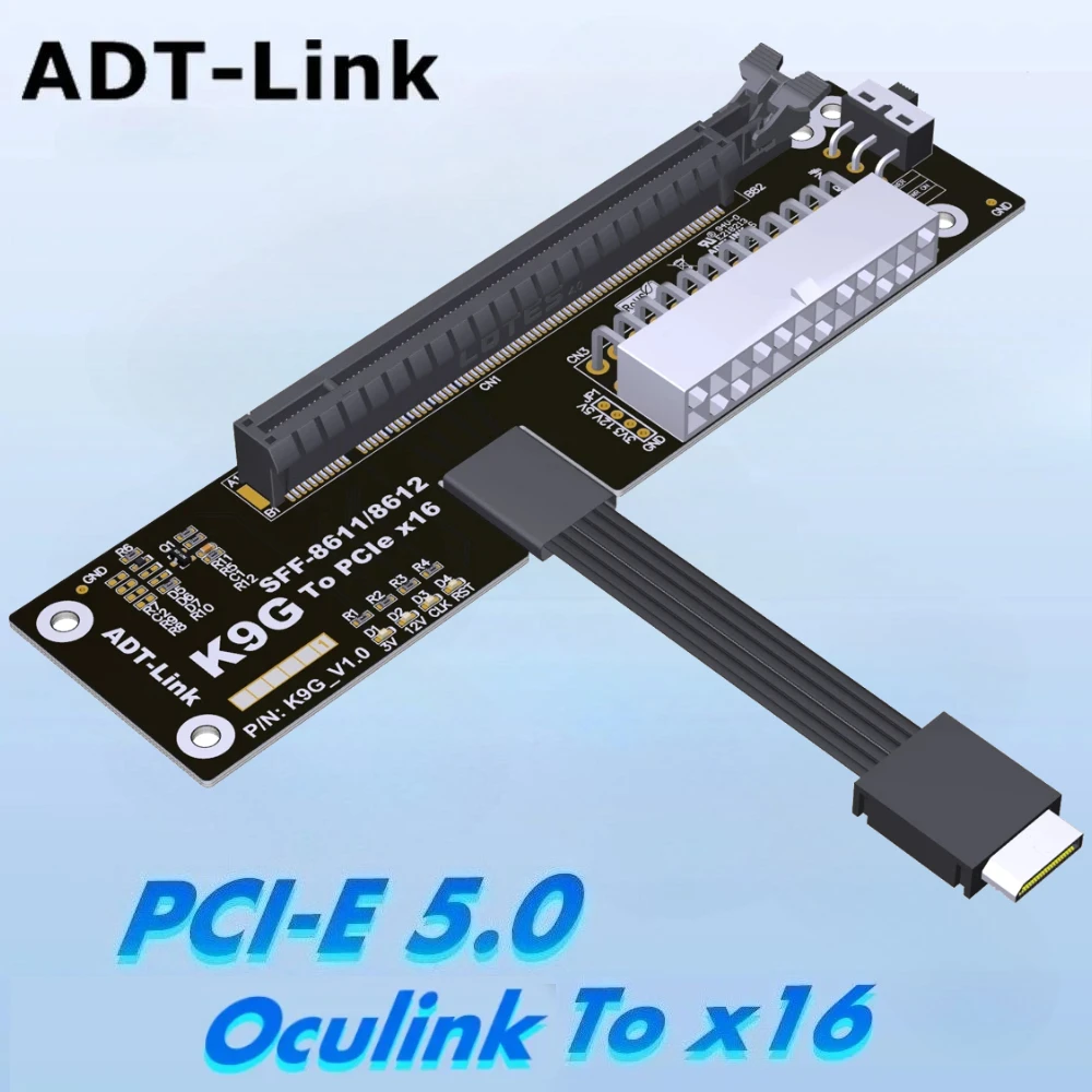 ADT K9G eGPU OCuLink GPU Dock PCIe 5.0 x4 Notebook PC de alta ...