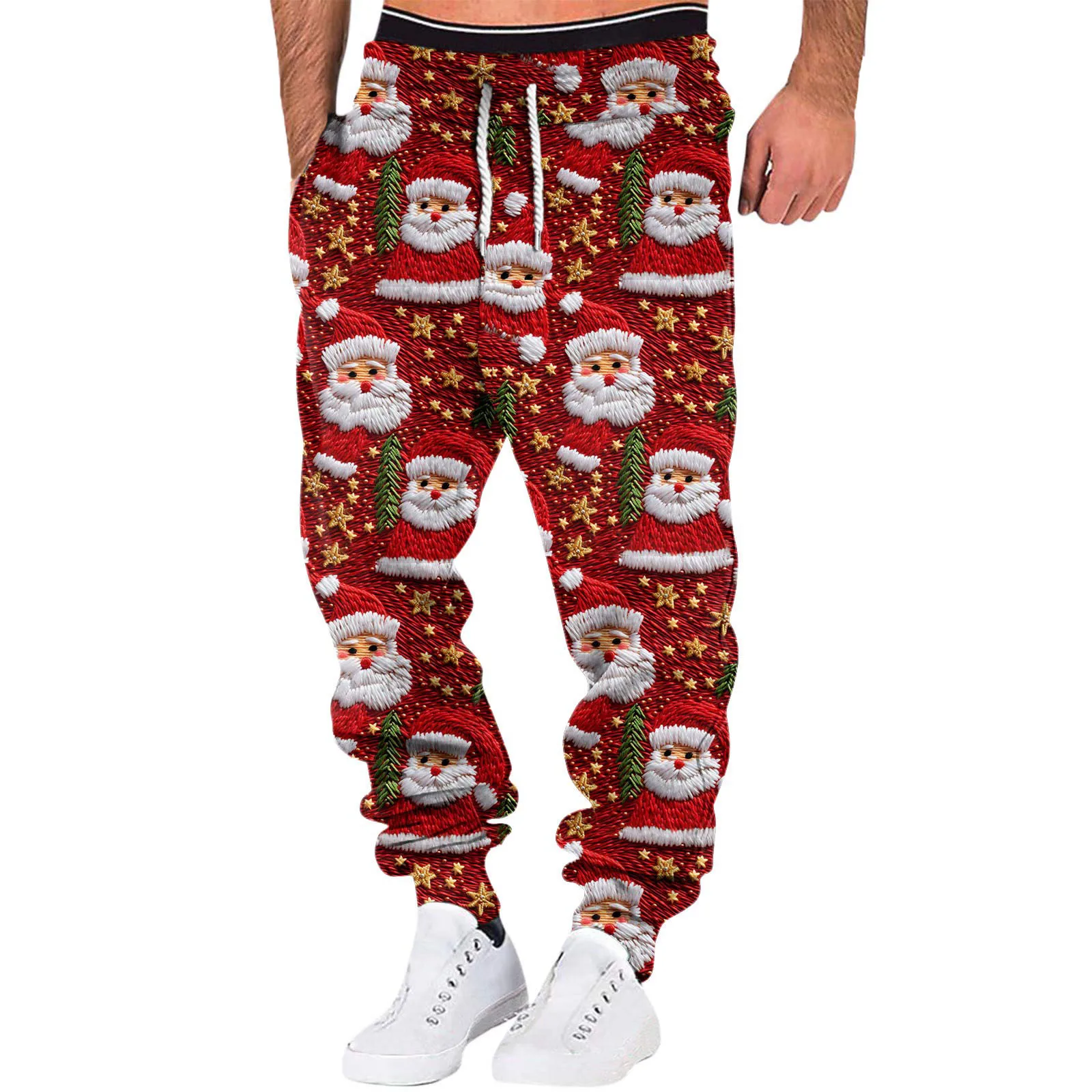 New-Christmas-Pants-For-Men-Autumn-Men-S-Drawstring-Sports-Pants-3d ...
