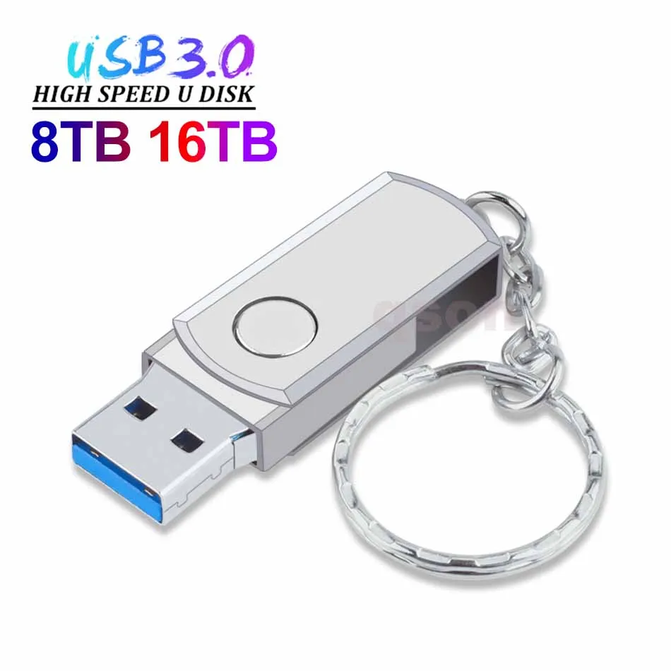 Pendrive Usb 2023 de alta velocidad, unidad Flash de Metal de 8TB, 16TB ...