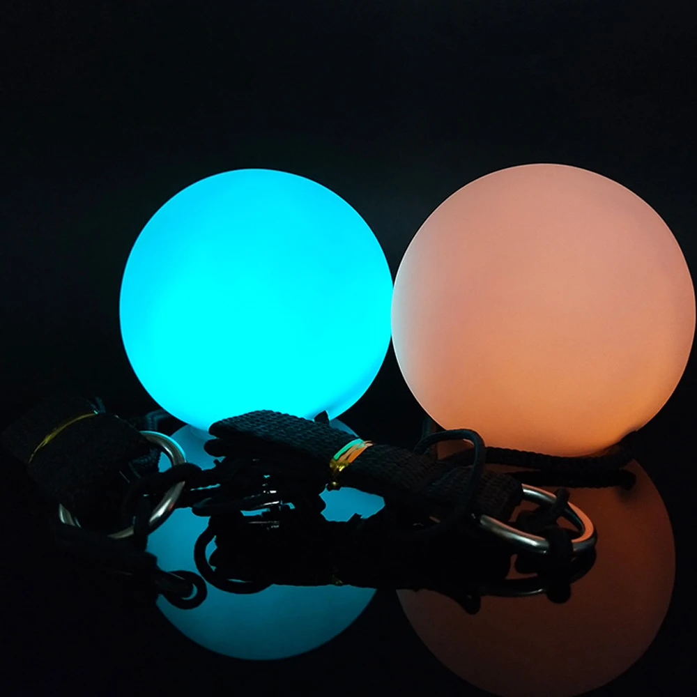 Luminous-Swinging-Ball-Fitness-Ball-Button-LED-Colorful-Glowing-Ball ...