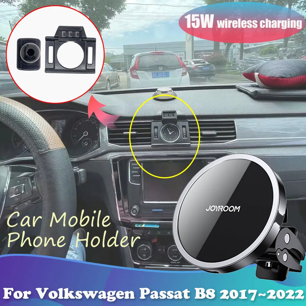 Car-Phone-Holder-for-Volkswagen-Passat-VW-GT-GTE-B8-R-Line-2017-2022 ...