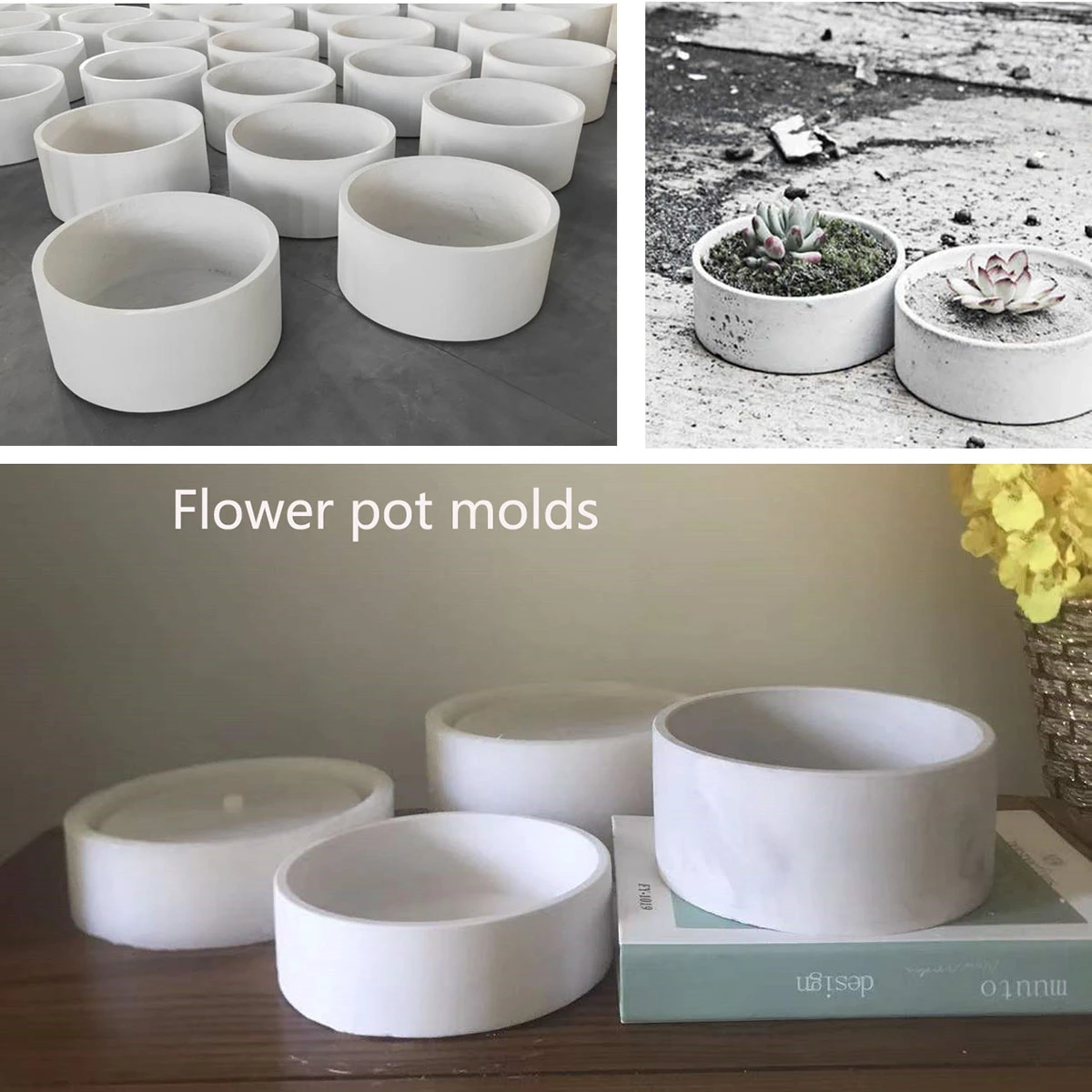 Large Concrete Molds For Garden Pot Unique Flowerpot Cement Molds ...