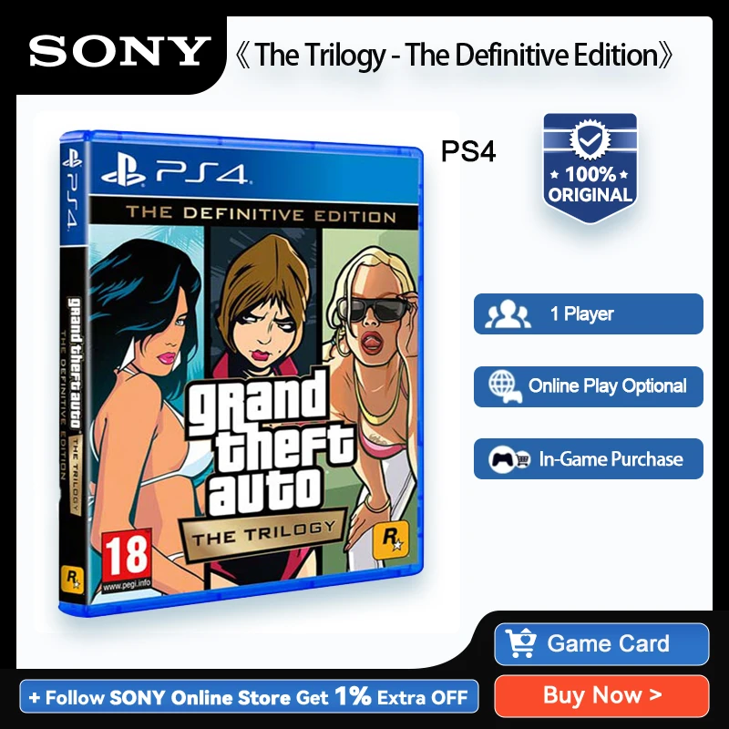 Grand Theft Auto PlayStation 4: la Trilogy la edición definitiva PS 4 ...