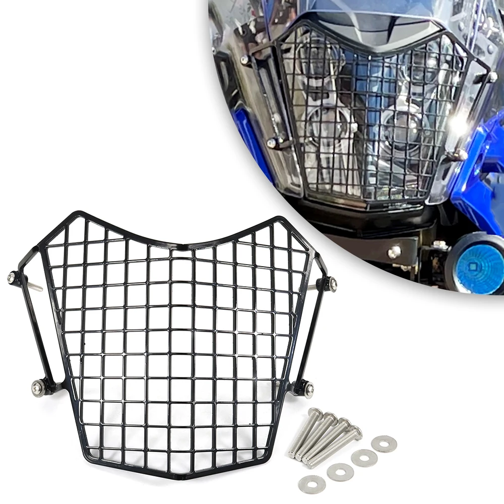 Motorcycle-Headlight-Guard-Front-Light-Headlamp-Grille-Guard-Cover ...
