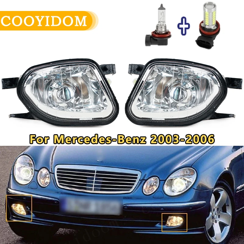 Fog-Lights-For-Mercedes-Benz-W211-2003-2006-E200-E220-E240-E280-E300 ...