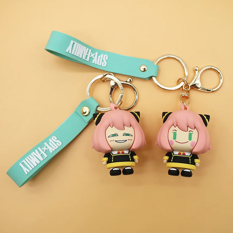 Anime-SPY-FAMILY-Keychain-Cute-Anya-Forger-Rubber-Keychain-Jewelry ...