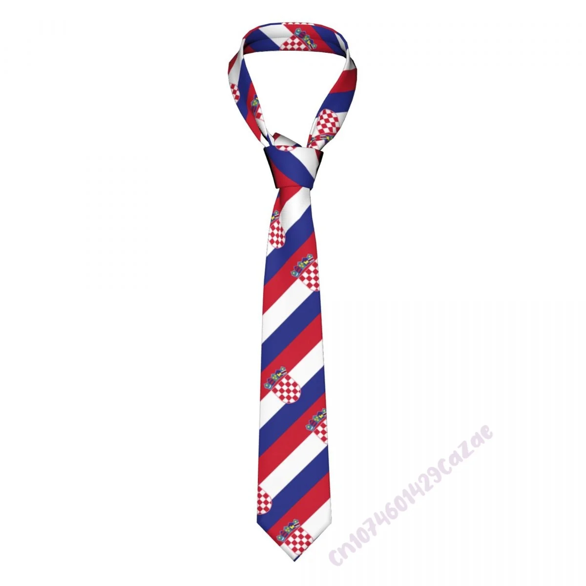 Croatia-Flag-Neck-Ties-For-Men-Women-Casual-Plaid-Tie-Suits-Slim ...