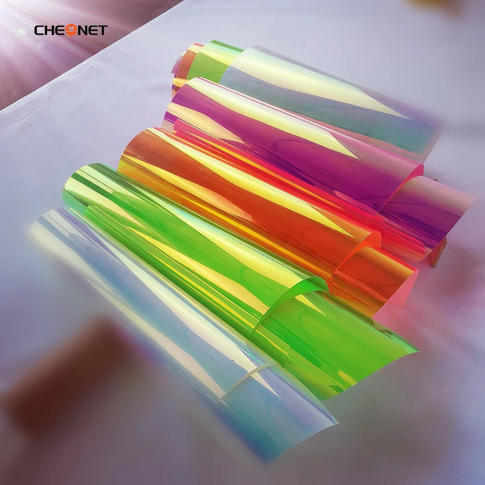 Holographic Laser Symphony Luminous Heat Transfer Vinyl Film Heat Press ...