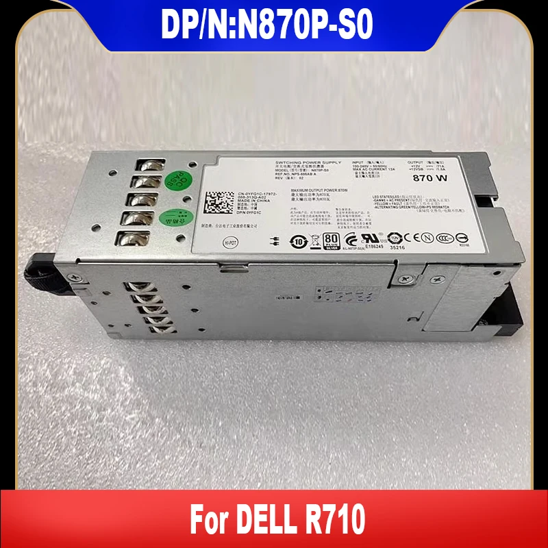 N870P-S0-A870P-00-0YFG1C-870W-12V-71A-Original-For-DELL-R710-Server ...