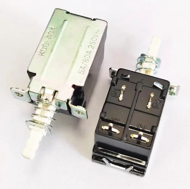2-piezas-5A-80A-250V-AC-DPST-4-pines-pulsador-interruptor-de-encendido ...