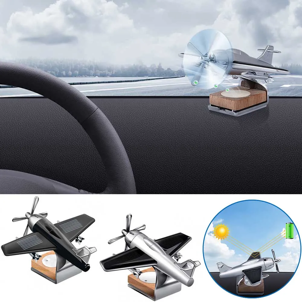 Helicopter Car Air Freshener Solar Aircraft Mini Perfume Aroma Diffuser ...