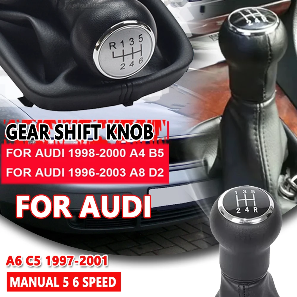 Car Manual 5 6 Speed Gear Shift Shifter Knob Lever Stick HandBall For ...