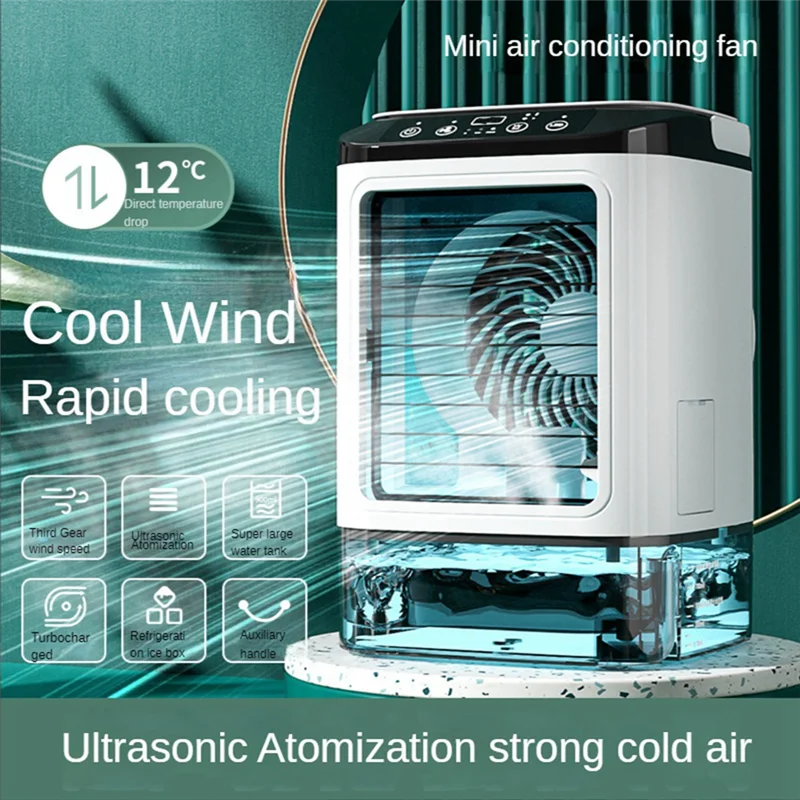Cold-Fan-Home-Mini-USB-Desktop-Refrigeration-Small-Air-Conditioning-Fan ...