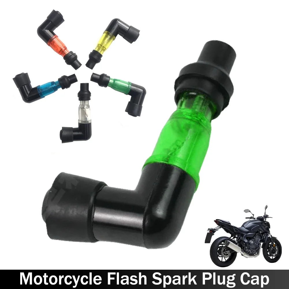 Universal Motorcycle Flash Spark Plug Cap Motorcycle Ignition Spark ...