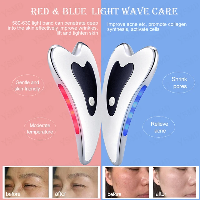 4 in 1 Electric Gua Sha Face Massager Anti Wrinkles Double Chin Skin ...