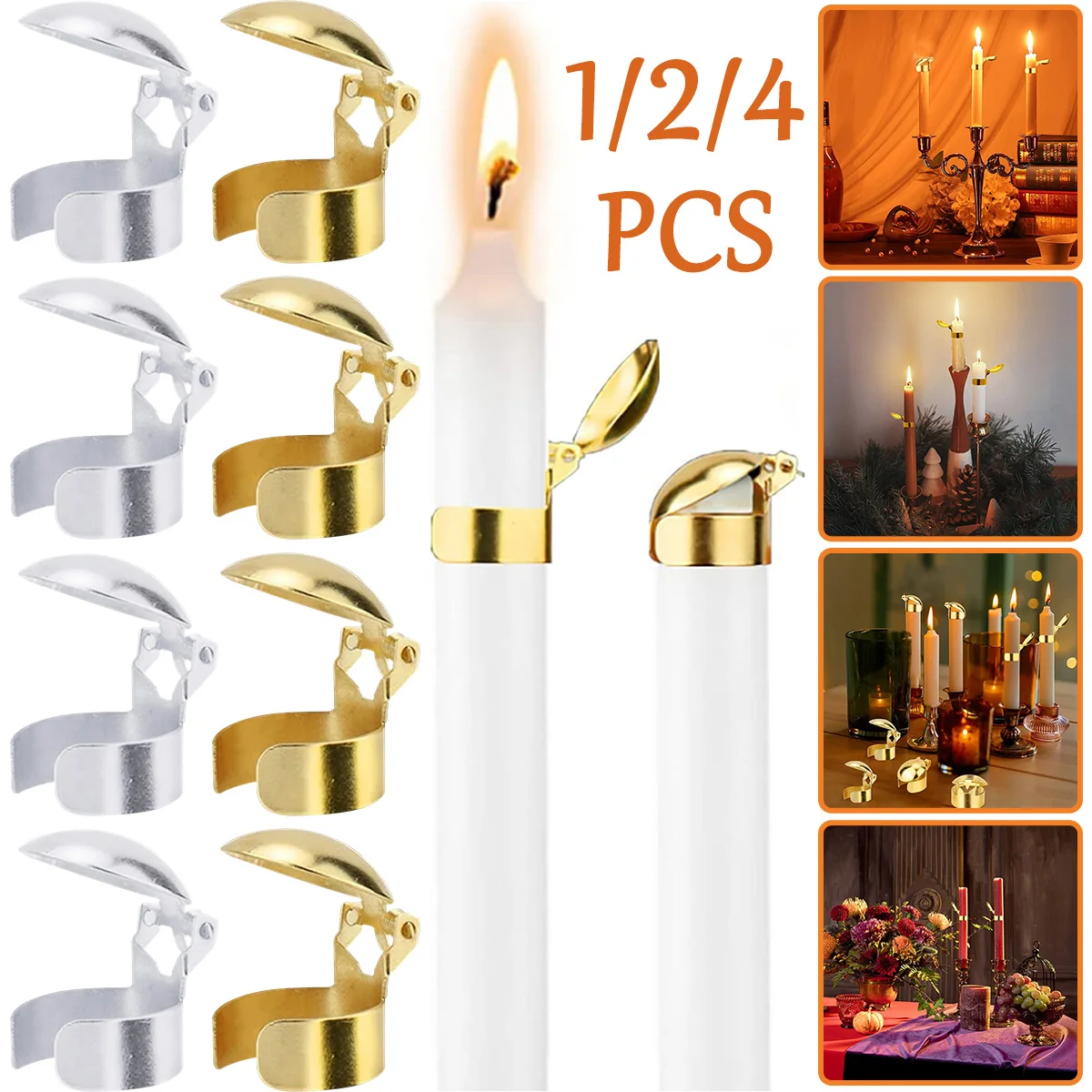 1-2-4Pcs-Candle-Snuffer-Automatic-Fire-Extinguishing-Candle-Accessorie ...