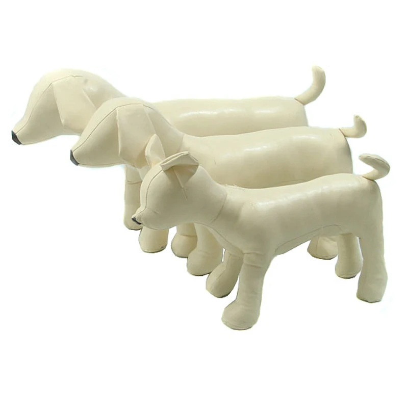 pawstrip-1PC-Leather-Dog-Mannequin-Standing-Position-Dog-Models-PetShop ...