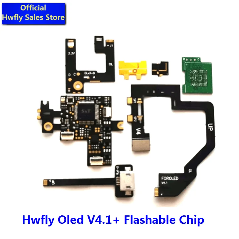 Newest Hwfly Oled V4.1 Chip Support Oled Console Upgradable And ...
