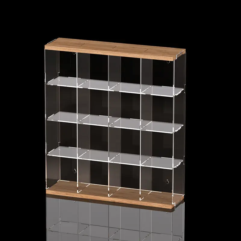 Helder-Acryl-Vitrine-Kast-Met-Deur-Voor-Funko-Cijfers-3-6-9-Raster ...