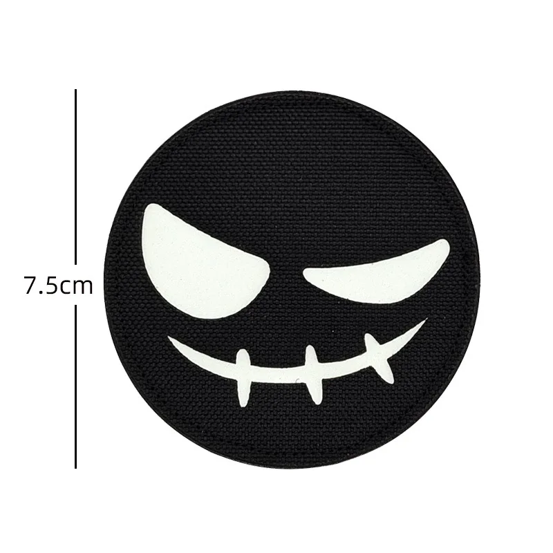 Evil Black Smiley Face