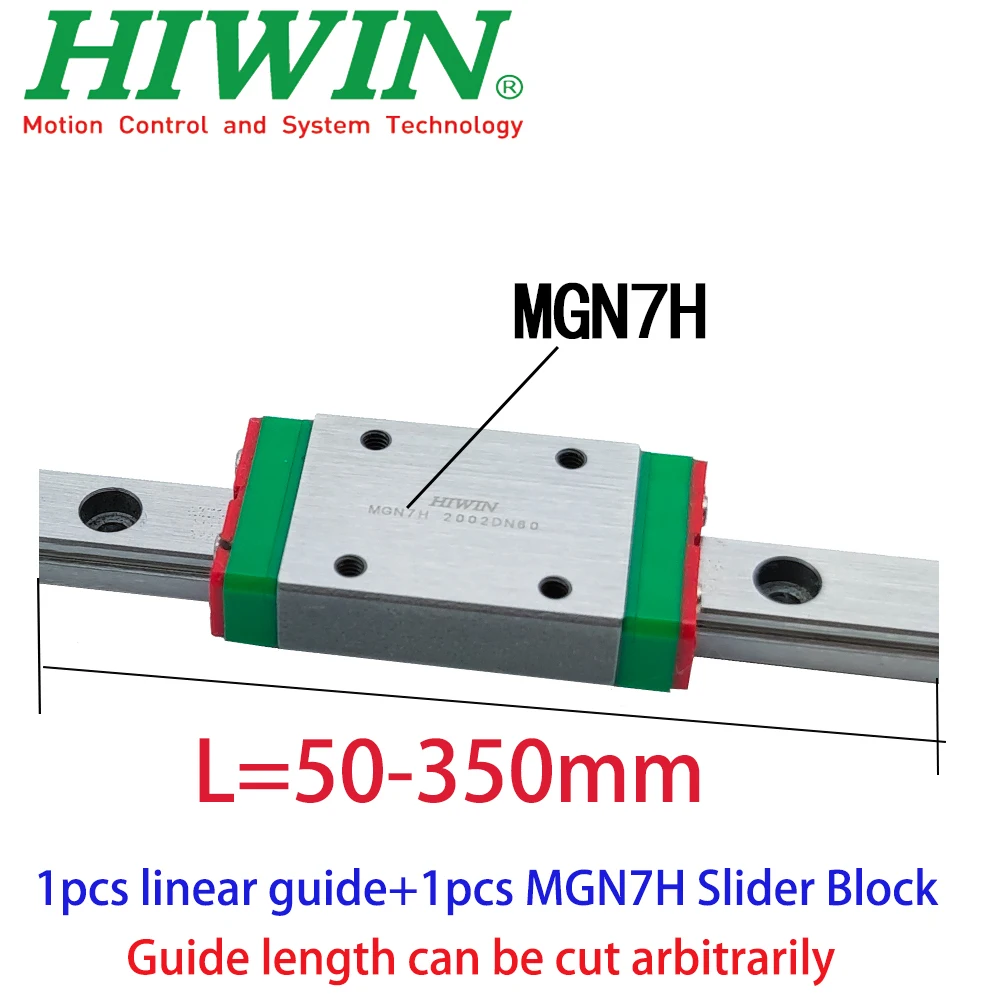 Free Shipping HIWIN Original genuine MGN7 MGN7H Miniature Linear Guide ...