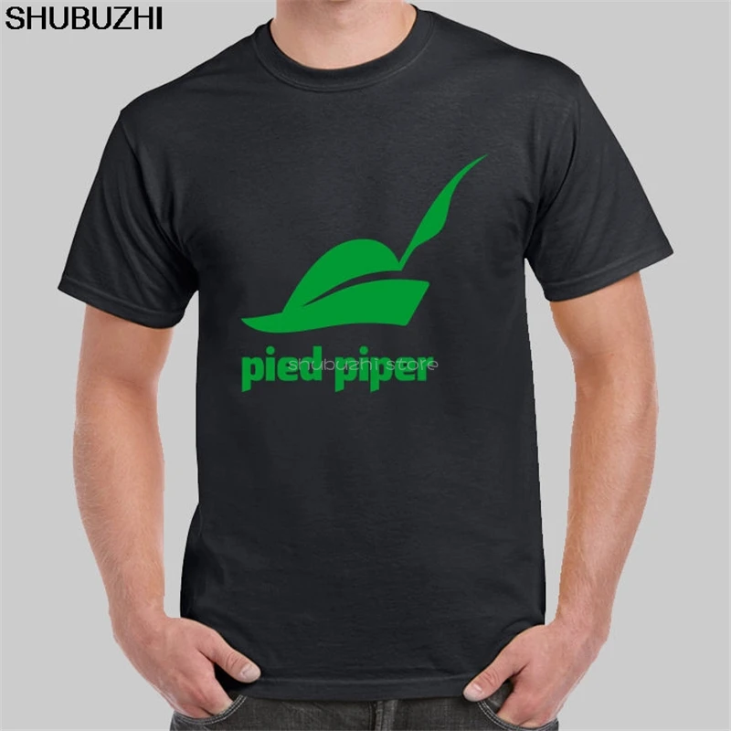 men-black-tshirt-Pied-Piper-Company-Logo-Silicon-Valley-T-shirt-Short ...