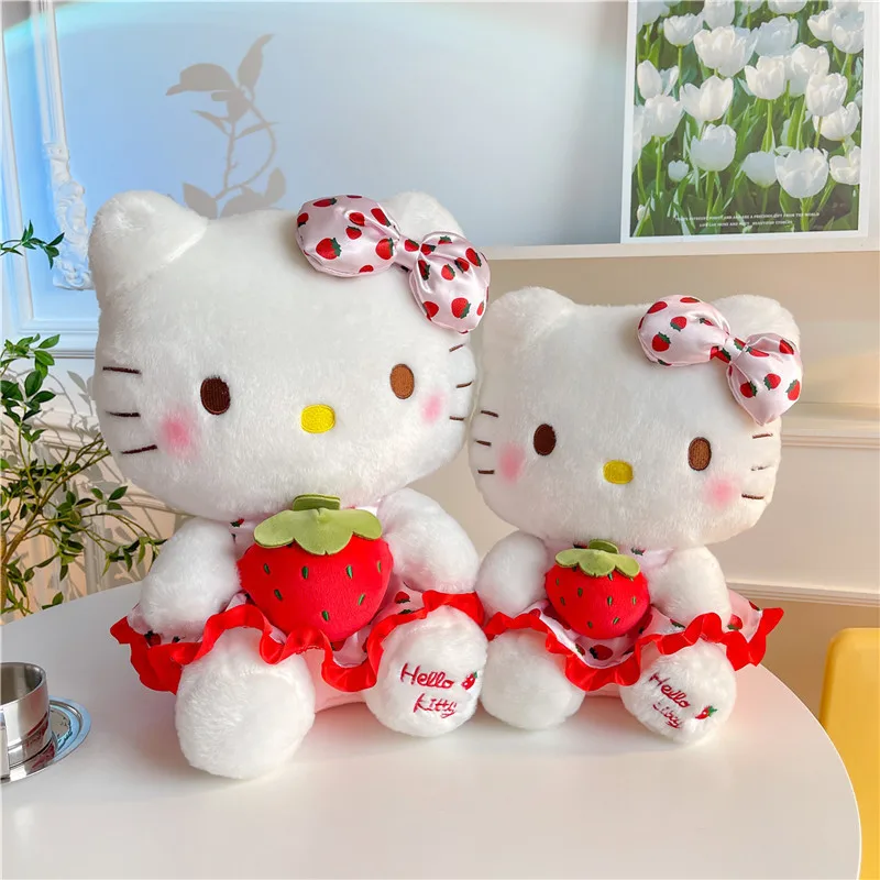 Sanrio-Hello-Kitty-Doll-para-crian-as-fruta-morango-uva-gato-brinquedo ...