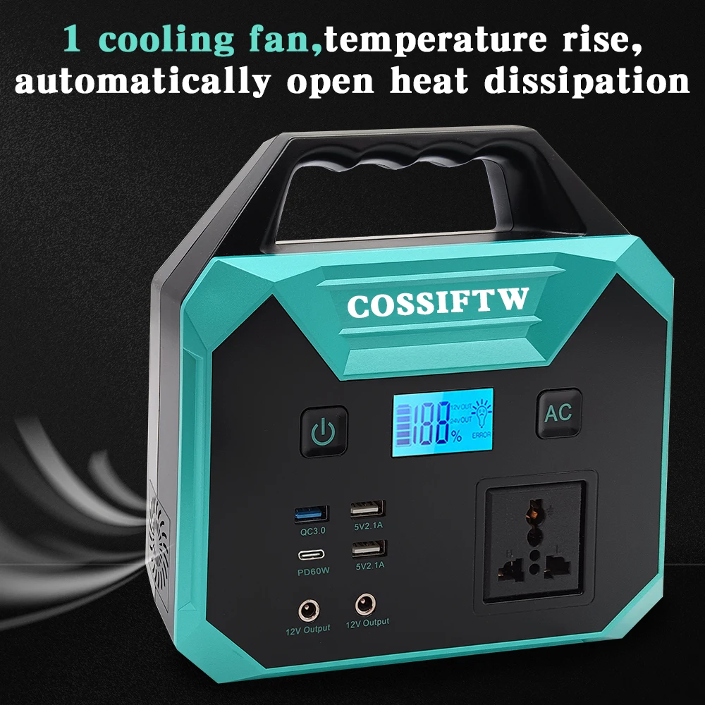 Car Jump Starter 110V/220V Lithium Battery Power Station 35000mAh Battery Booster High Capacity ...