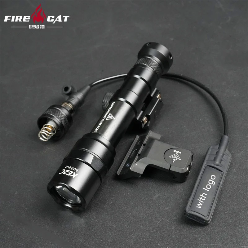 Airsoft Tactics M300 M600 M600B M300B linterna LED blanca luz de ...