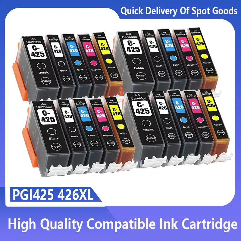 Ink-cartridge-PGI425-CLI426-Compatible-For-CANON-PIXMA-MG-5140-5240 ...