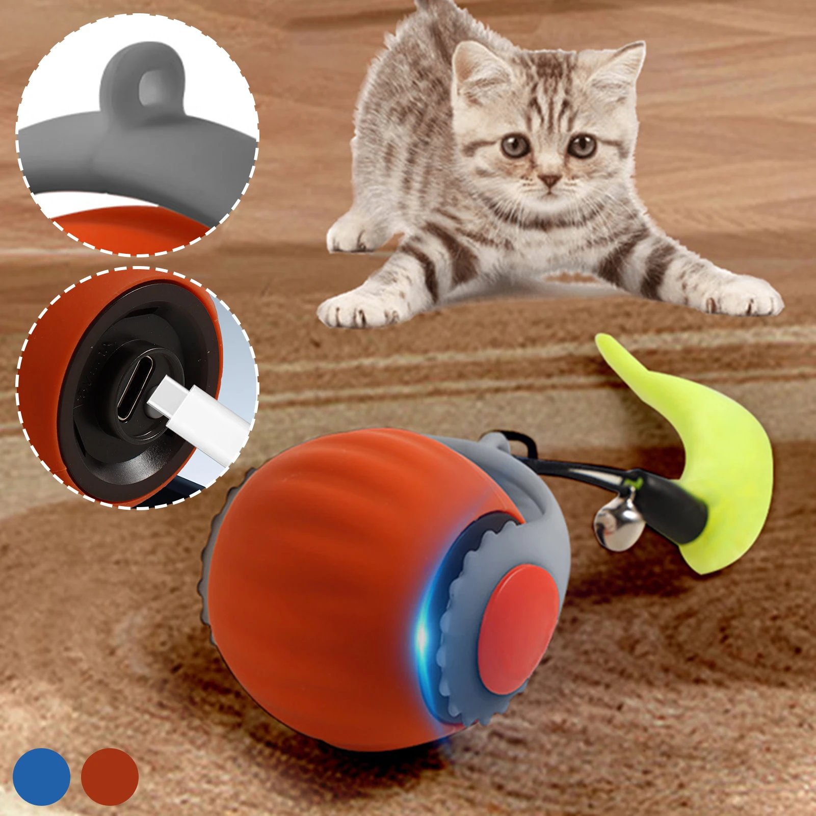 Intelligent-Cat-Toy-Ball-Multifunctional-Automatic-Irregular-Power-Cat ...