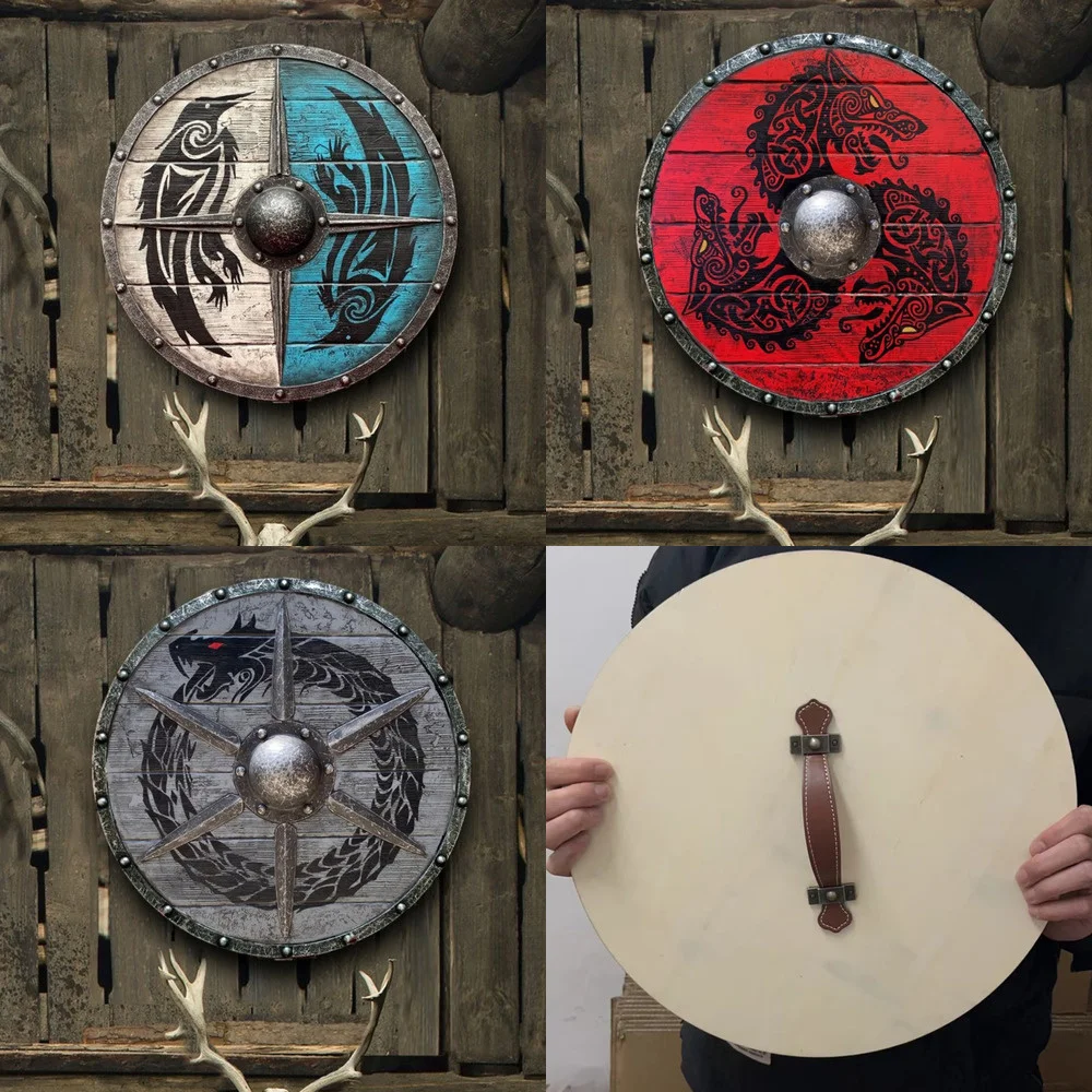 38Cm-Eivor-Valhalla-Pola-Perang-Gagak-Perisai-Viking-Hiasan-Dinding ...
