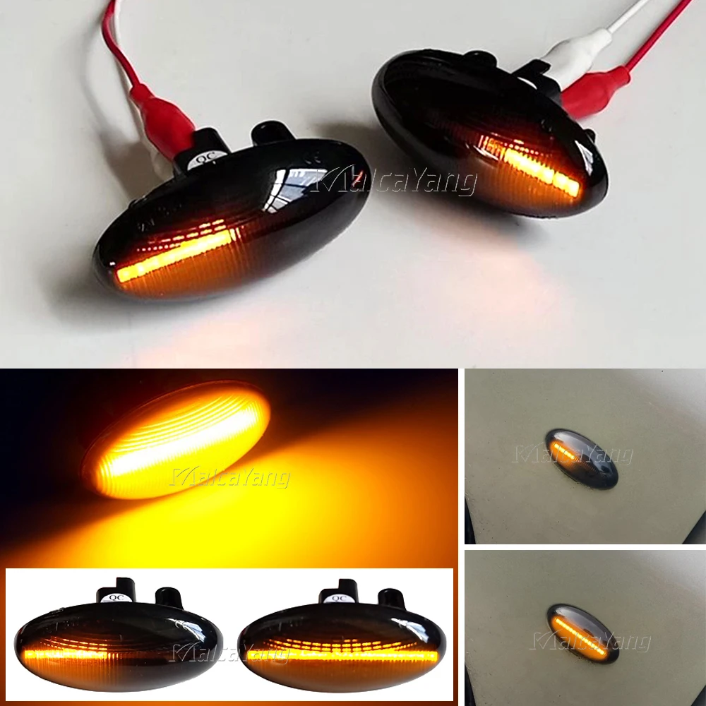 Clignotants latéraux à LED, feux de position, lampe clignotante pour ...