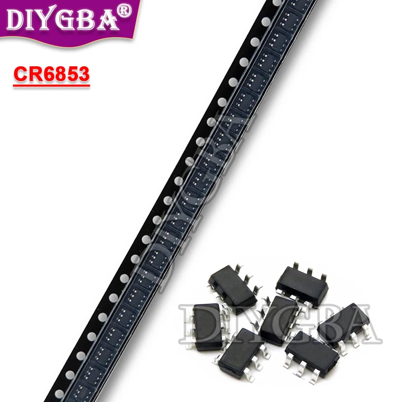 10PCS CR6853 SOT-23 6853 SOT23-6 CR6853B SMD IC Chipset - AliExpress 502