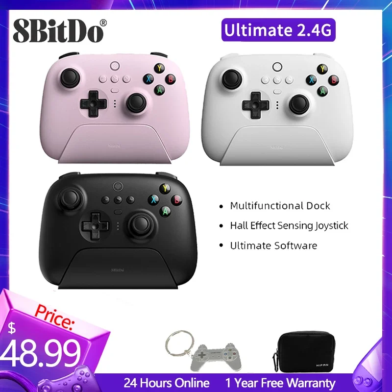 8BitDo-Ultimate-Wireless-2-4G-Gaming-Controller-with-Charging-Dock-for ...