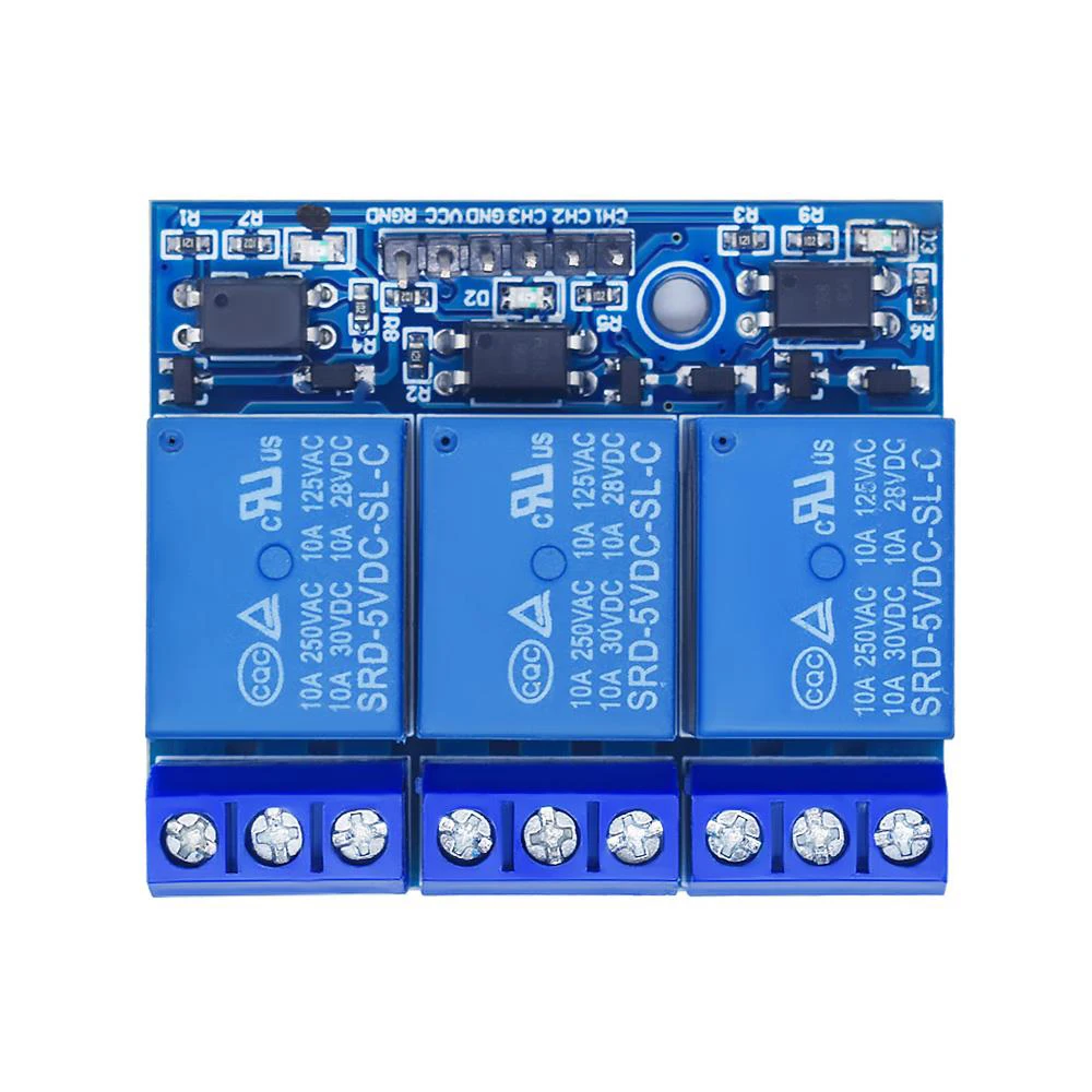 M-dulo-de-rel-de-3-canales-de-5V-12V-equipado-con-acoplador-ptico-para ...