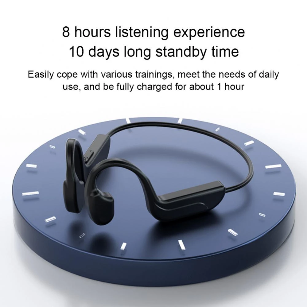 Bone Conduction Earphones Waterproof Sport Headphones Noise Reduction ...