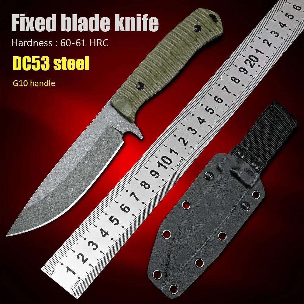G10 Self Defense Camping Utility Knives Tactical Survival Hunting Fixed ...