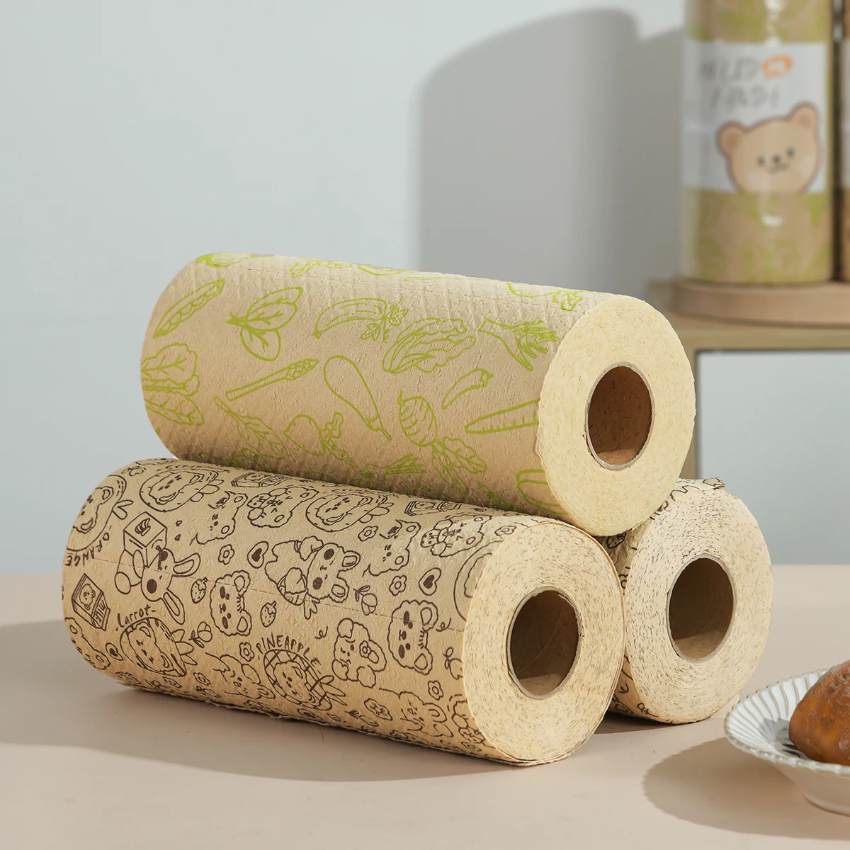 WORTHBUY-Kitchen-Cleaning-Cloth-Reusable-Bamboo-Fiber-Lazy-Cloth ...