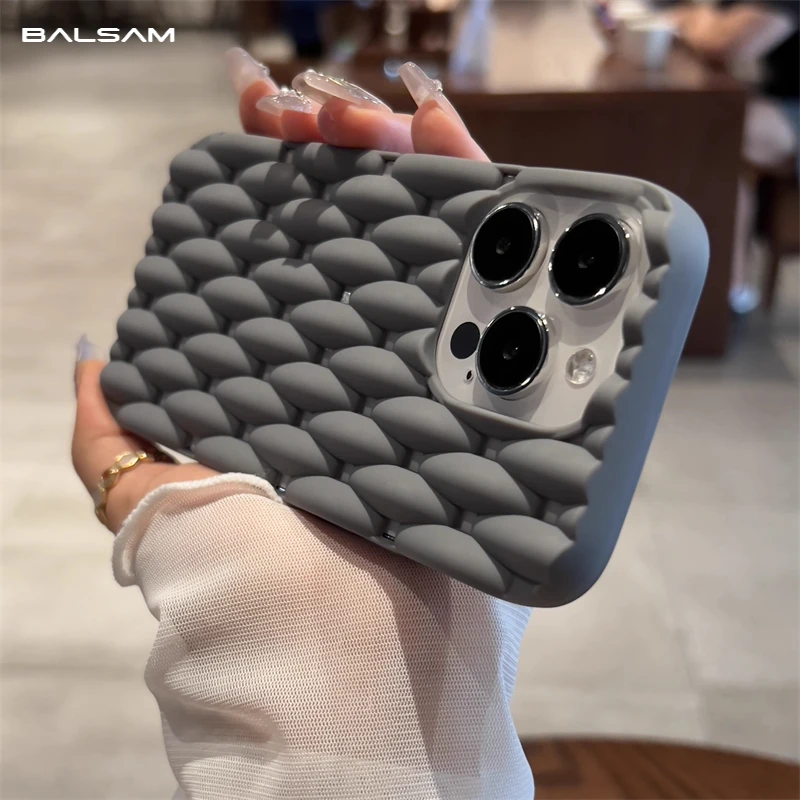 Solid-Color-Heat-Dissipation-Breathable-Mesh-Case-For-iPhone-15-14-13 ...