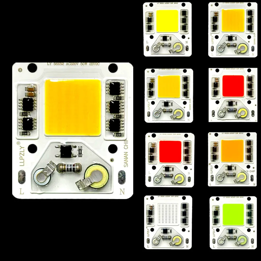 50W-COB-Light-Source-AC-220V-Smart-IC-No-Need-Driver-DIY-Flood-light ...