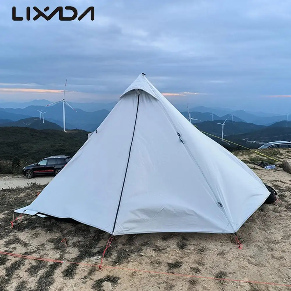 Single-People-Pyramid-Tent-Lightweight-Large-Space-Camping-Tent ...