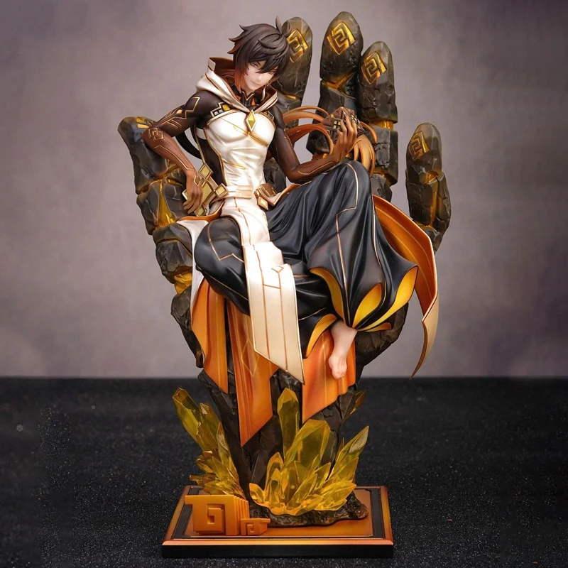 28cm-Genshin-Impact-Zhongli-Anime-Figure-God-Clothing-Action-Figure ...